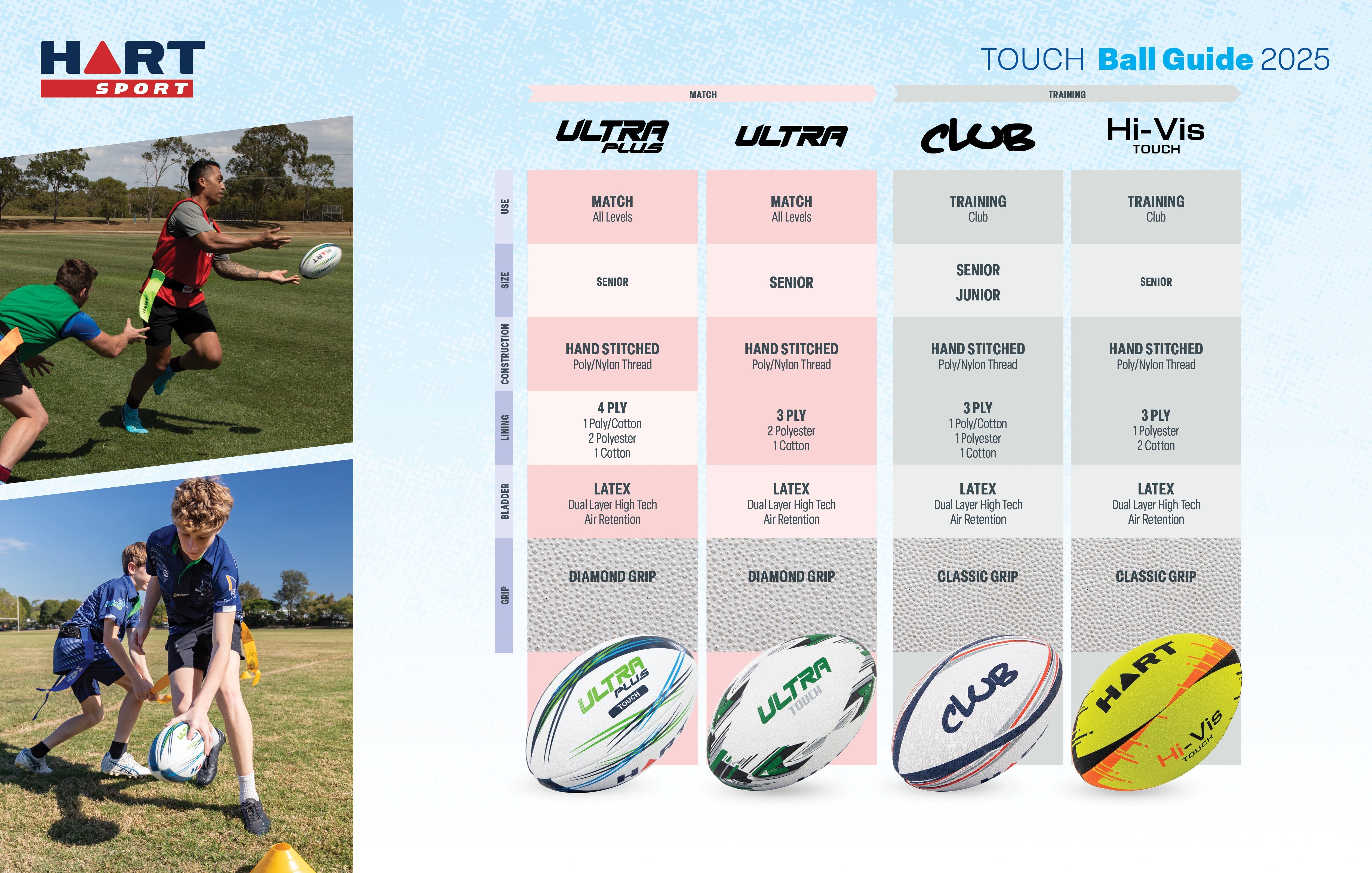 Find your perfect Touch Ball – Hart Sport NZ